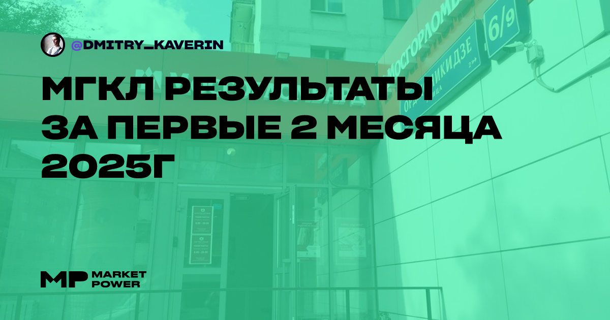 МГКЛ результаты за первые 2 месяца 2025г